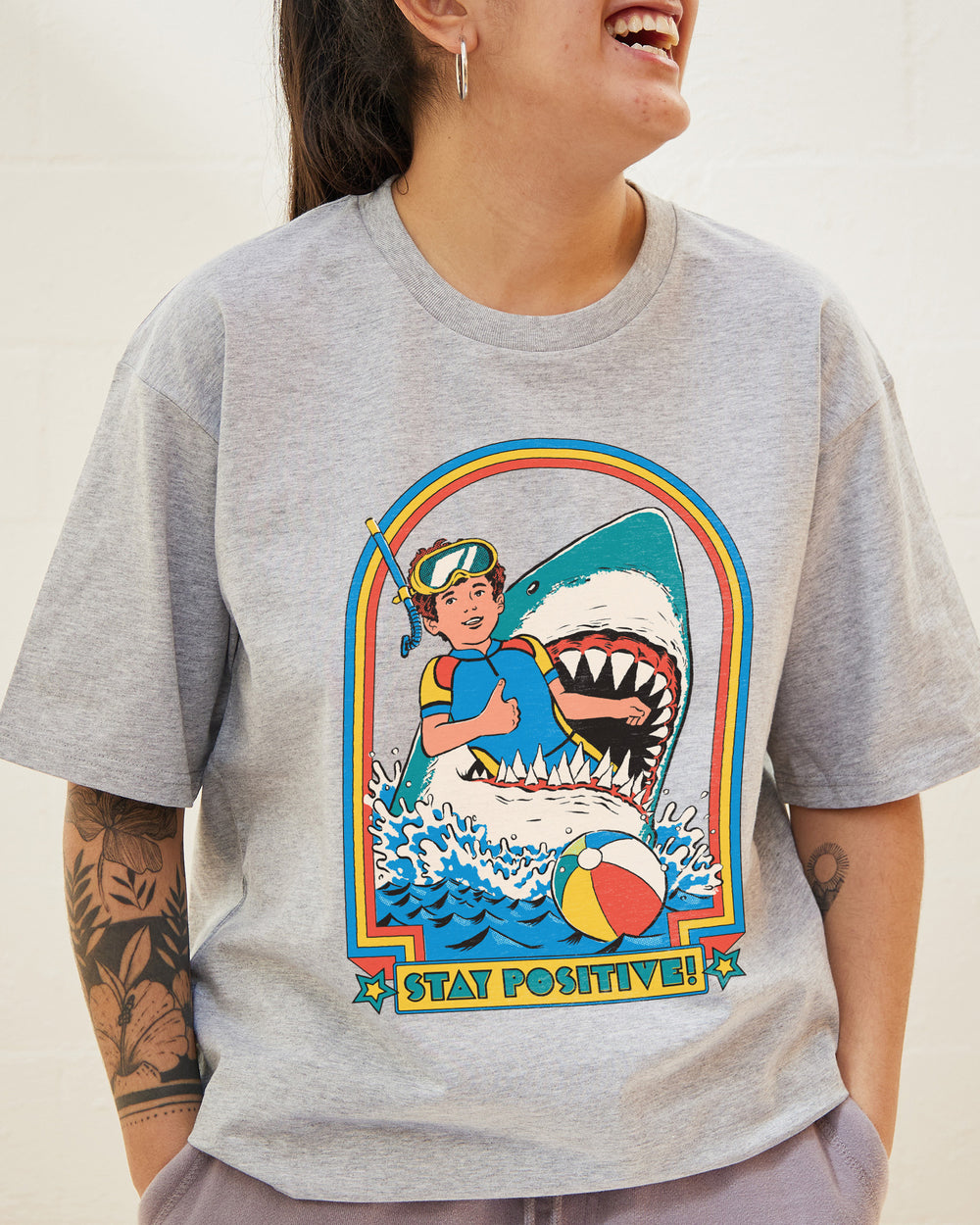 Stay Positive T-Shirt | Designed by Steven Rhodes