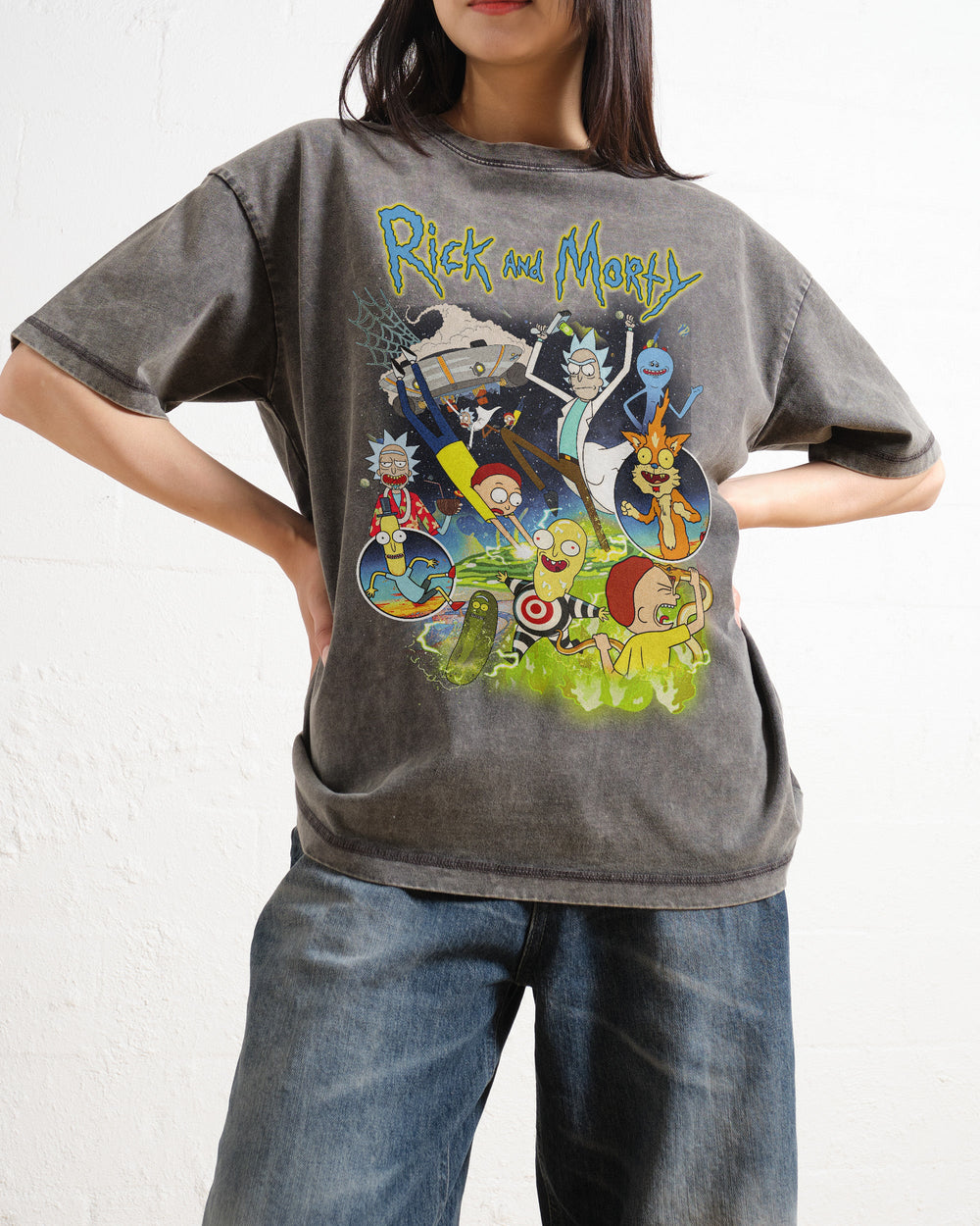 Rick and Morty Vintage Wash Tee | Official Rick and Morty Merch