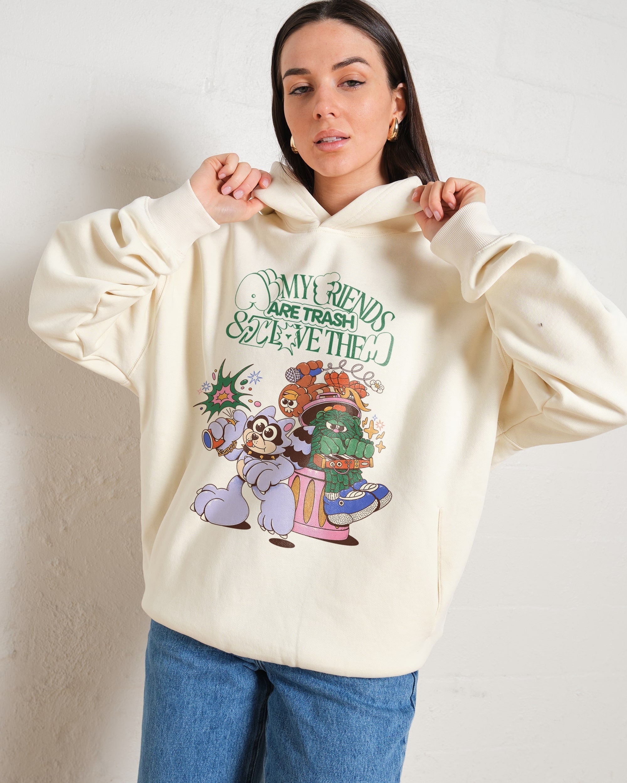Trash Friends Hoodie | Designed by My Sunbeam