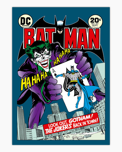The Joker's Back In Town Art Print | Official DC Merch