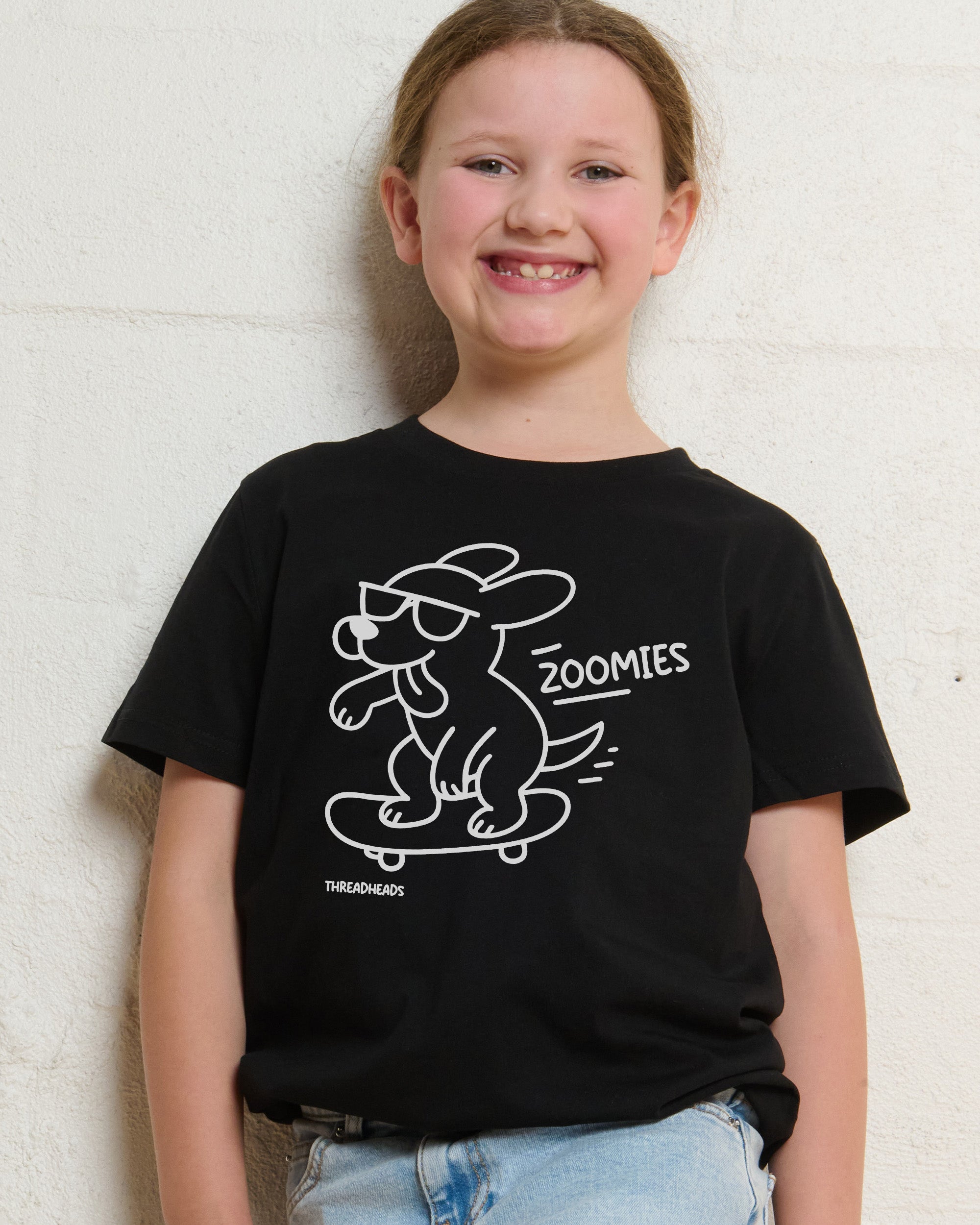 Dog Zoomies Kids T-Shirt | Graphic Kids T-Shirt