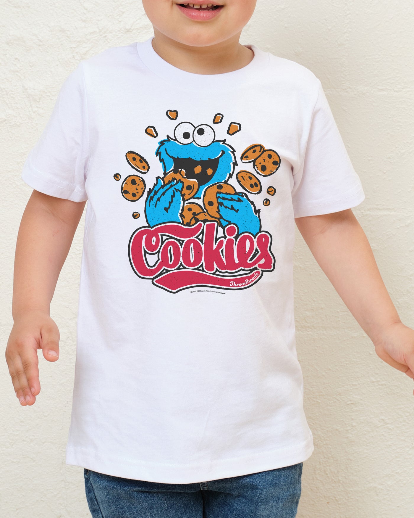 Cookie Monster Cookies Kids T-Shirt | Official Sesame Street Merch ...