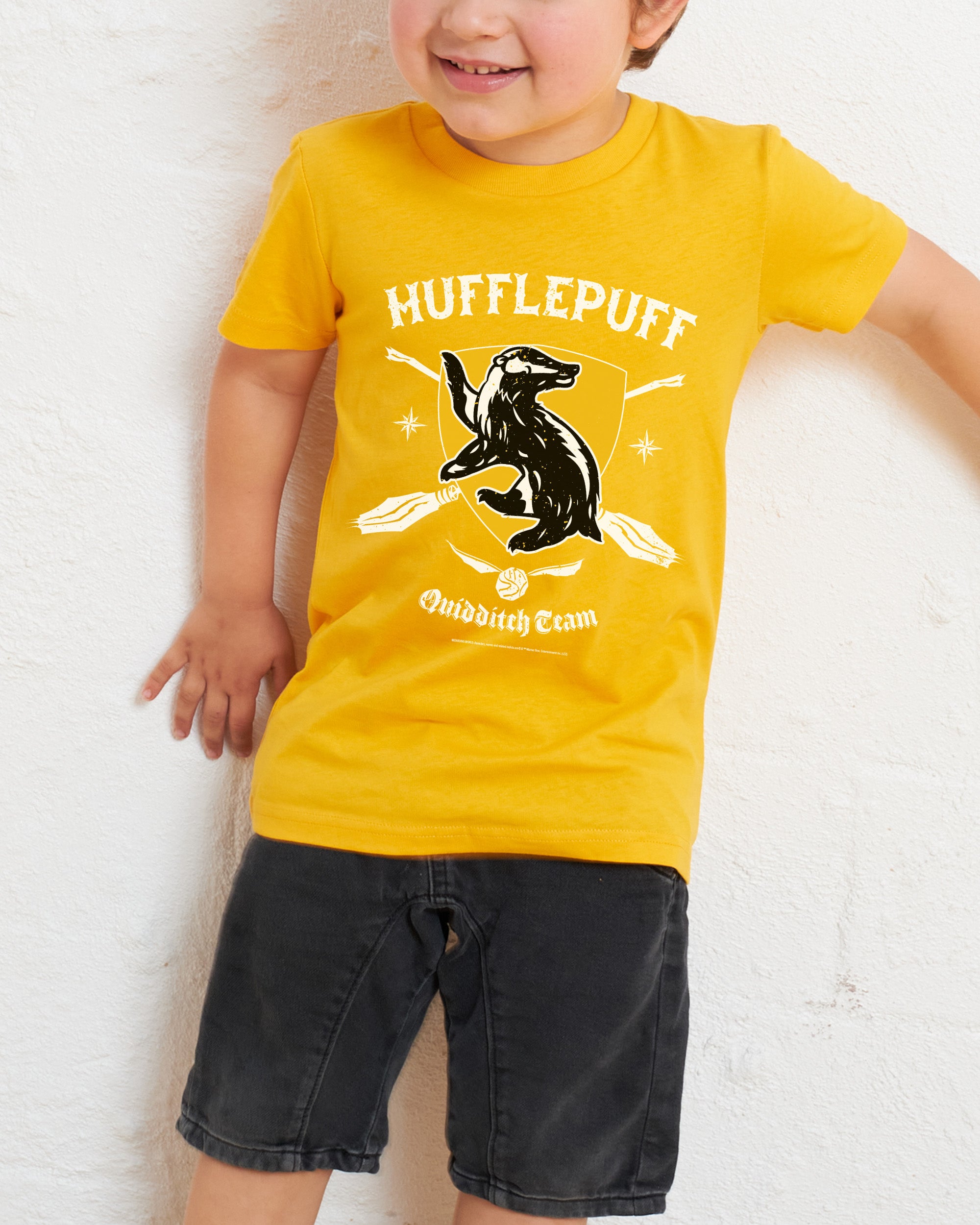 Hufflepuff Quidditch Team Kids T-Shirt | Official Harry Potter Merch