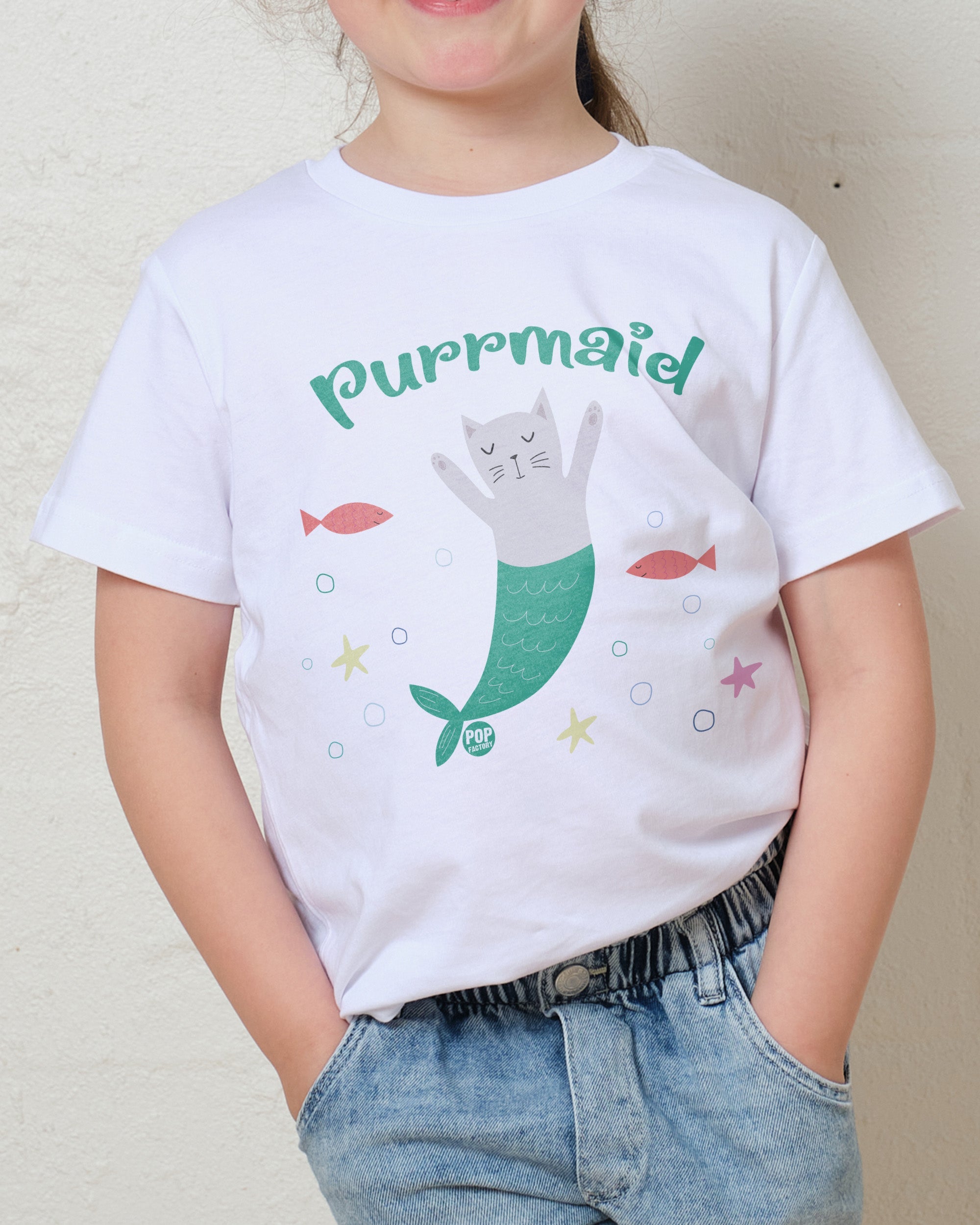 Purrmaid Kids T-Shirt | Funny Kids T-Shirt UK