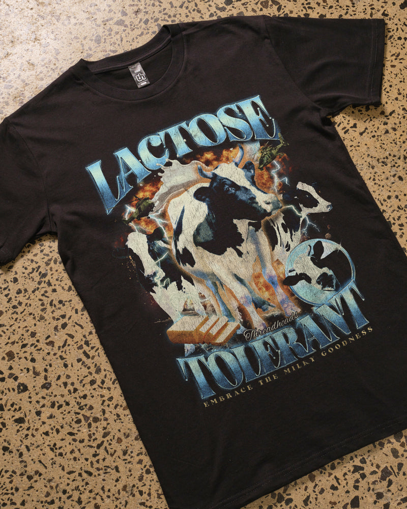Lactose Tolerant T-Shirt | Funny T-Shirt | Threadheads