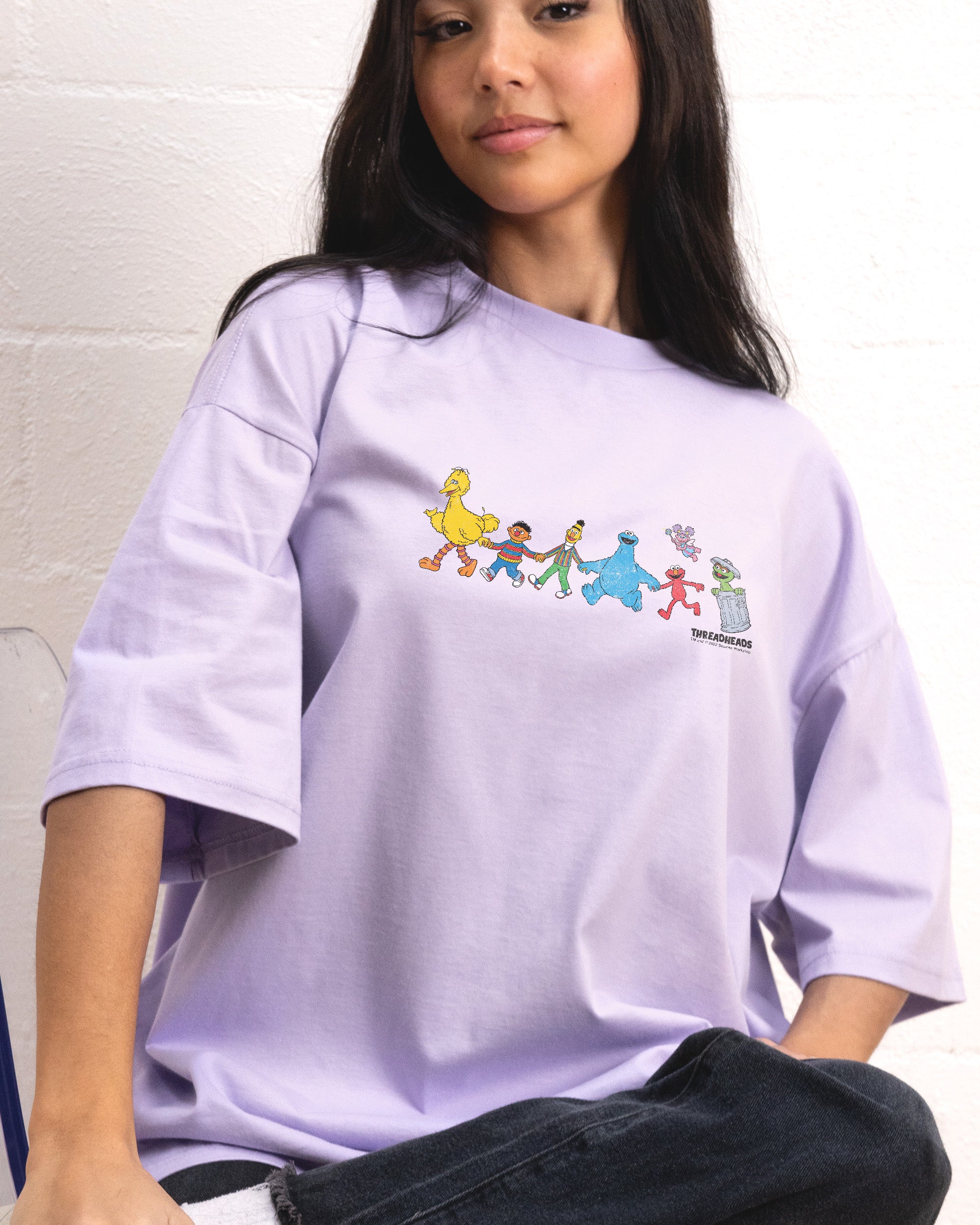 Walk With Me Oversized Tee | Official Sesame Street Merch