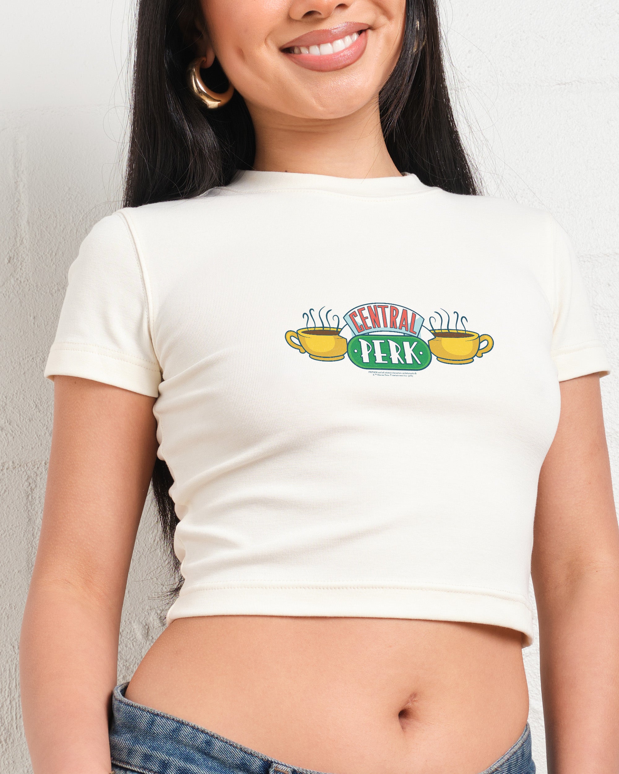 Central Perk Logo Baby Tee | Official Friends Merch