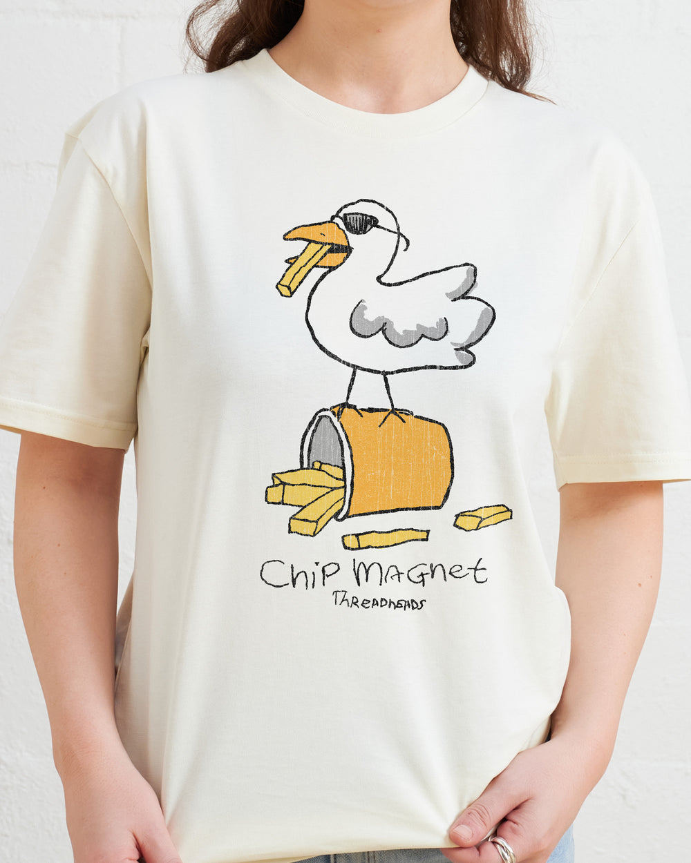 Chip Magnet T-Shirt | Funny T-Shirt
