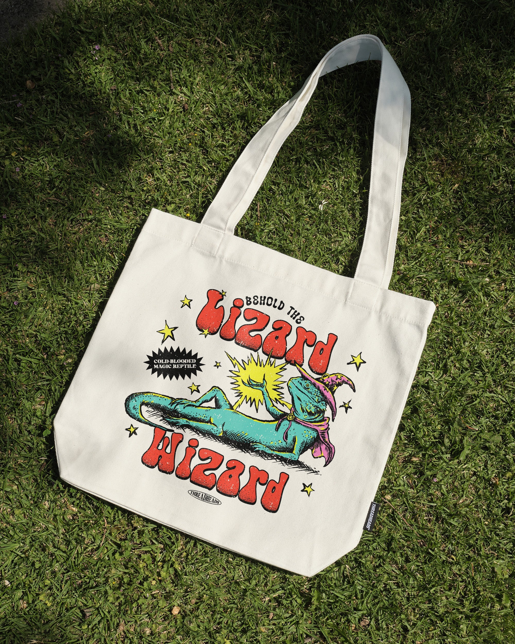 Lizard Wizard Tote Bag | Graphic Tote Bag