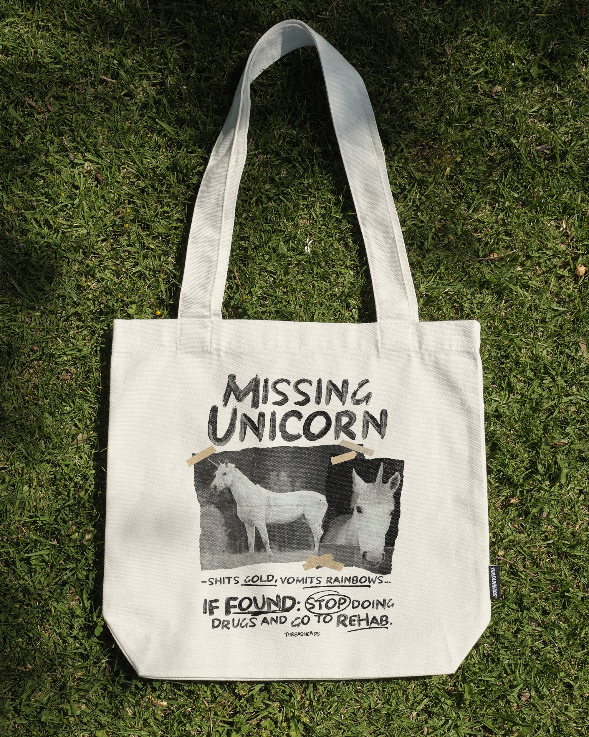 Missing Unicorn Tote Bag | Funny Jumper