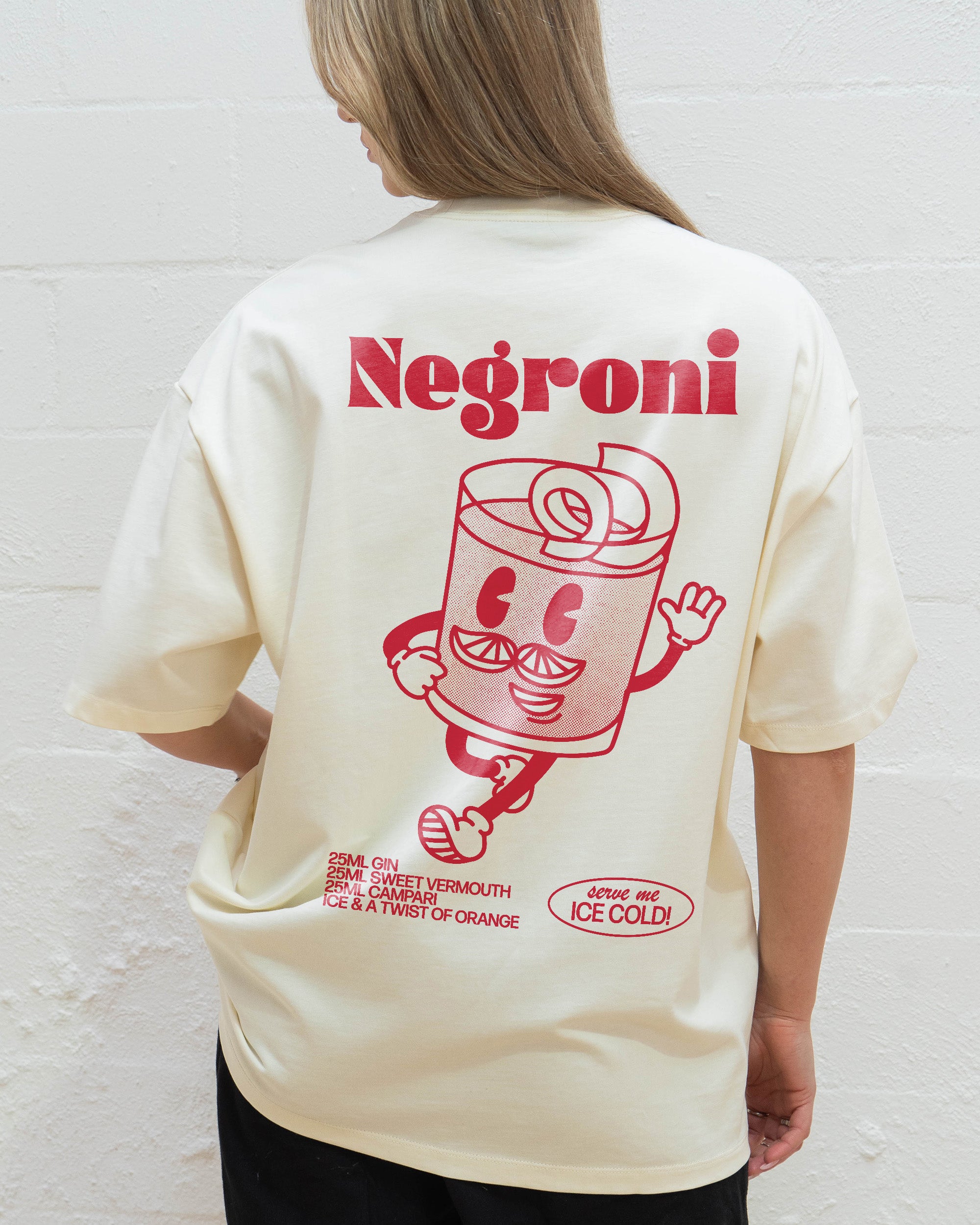 Negroni Oversized Tee | Vintage Heavy Oversized Tee