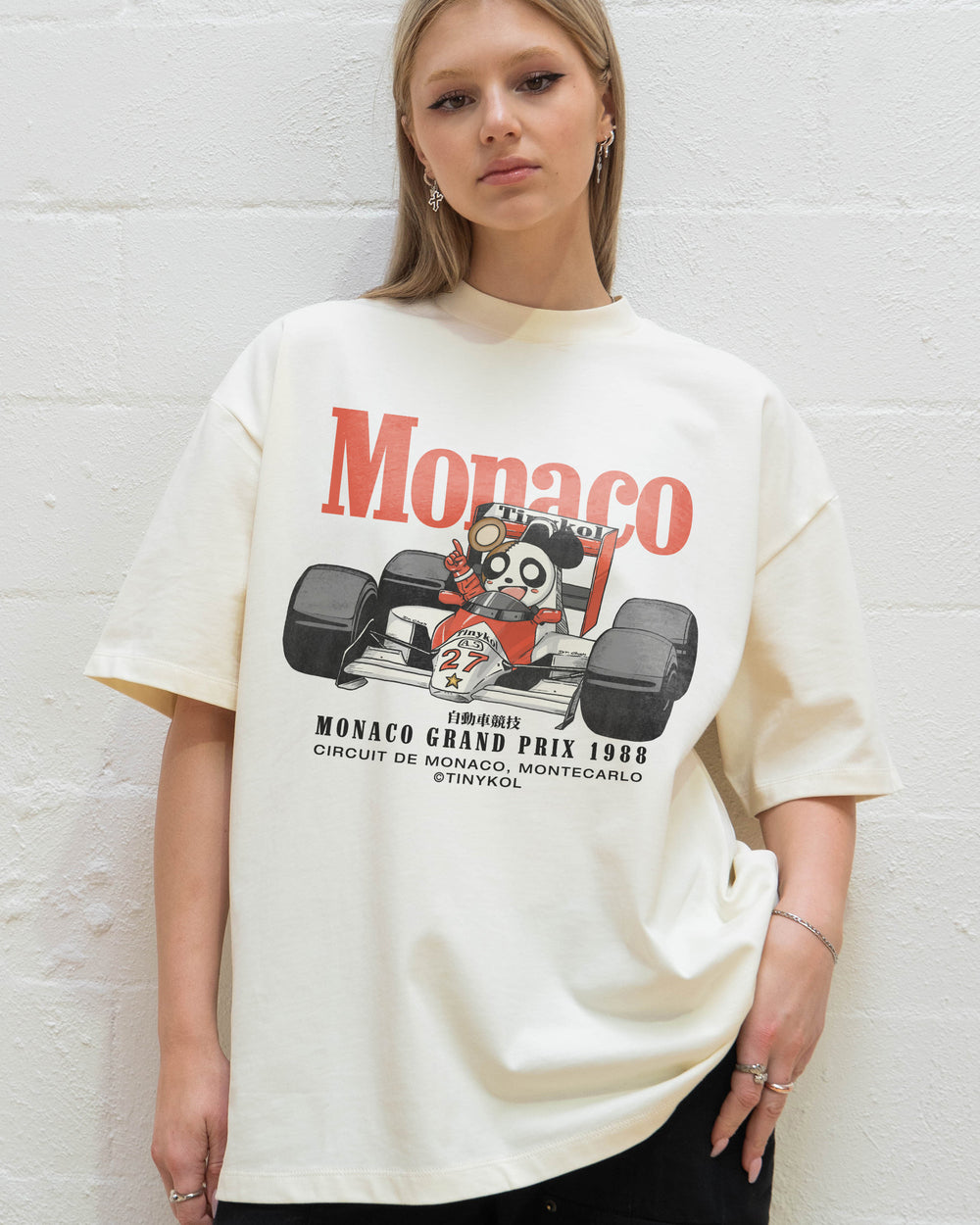 Monaco Racing Oversized Tee | Vintage Heavy Oversized Tee