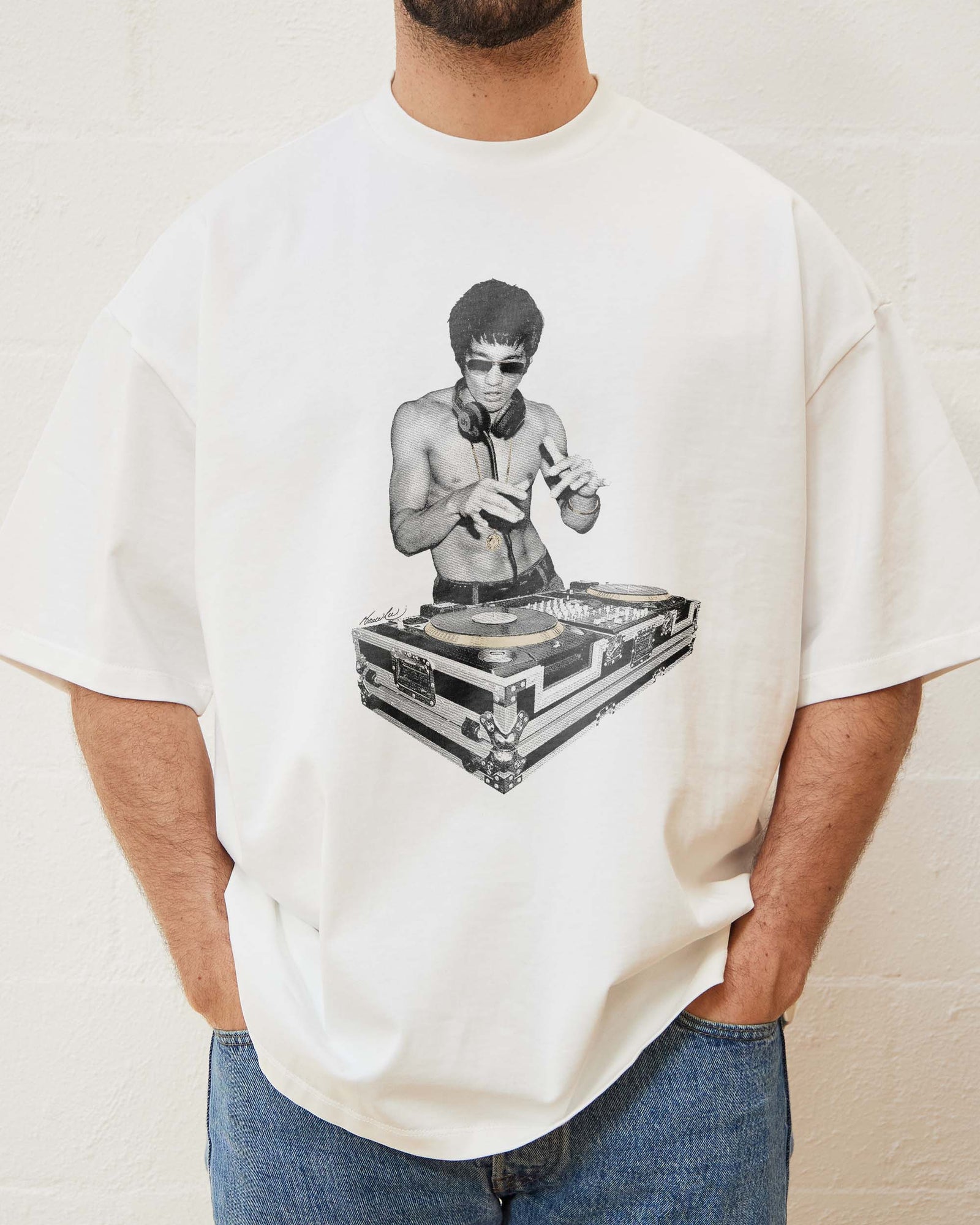 DJ Bruce Lee Oversized Tee | Official Bruce Lee Merch