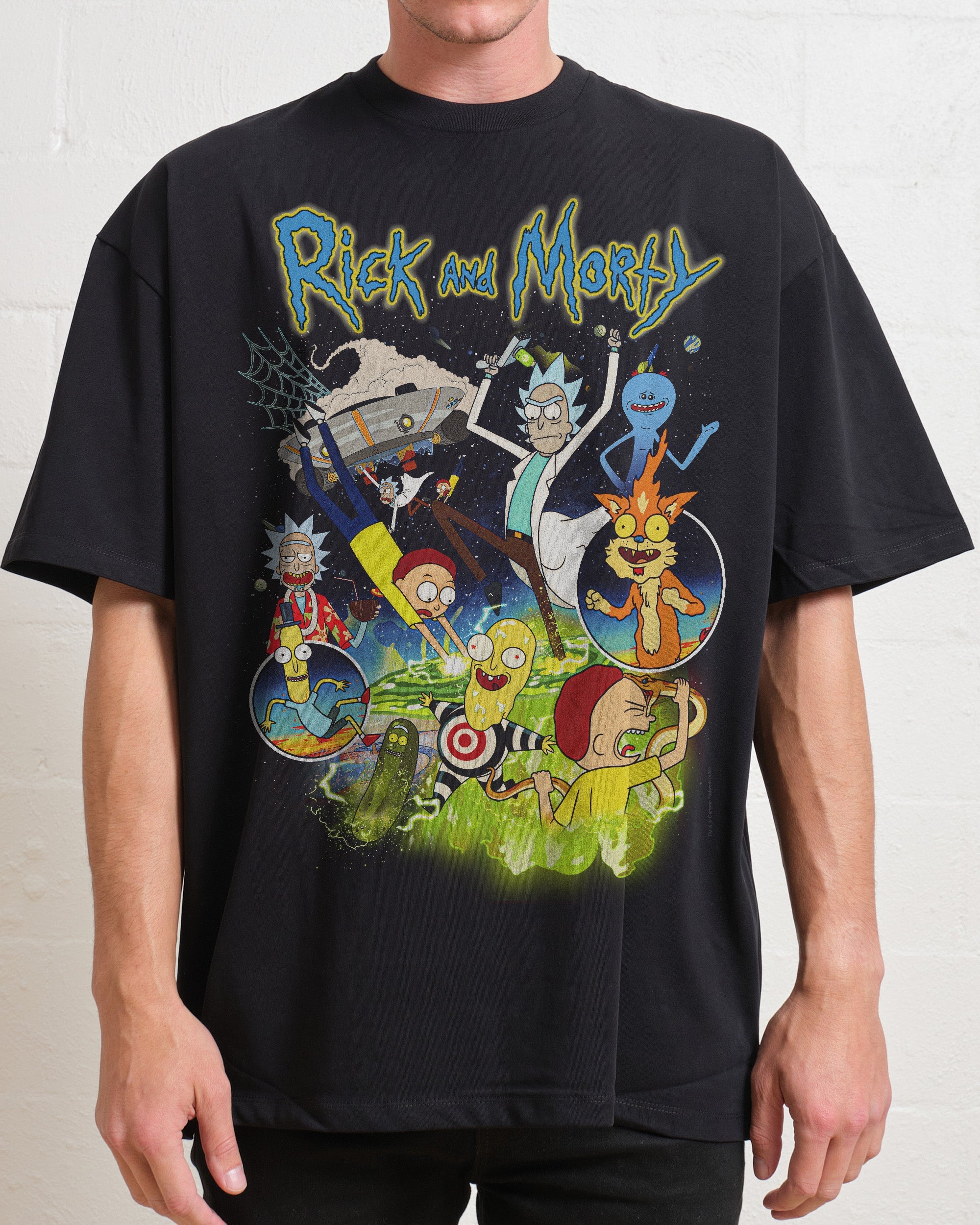 Rick and Morty Vintage Oversized Tee | Official Rick and Morty Merch