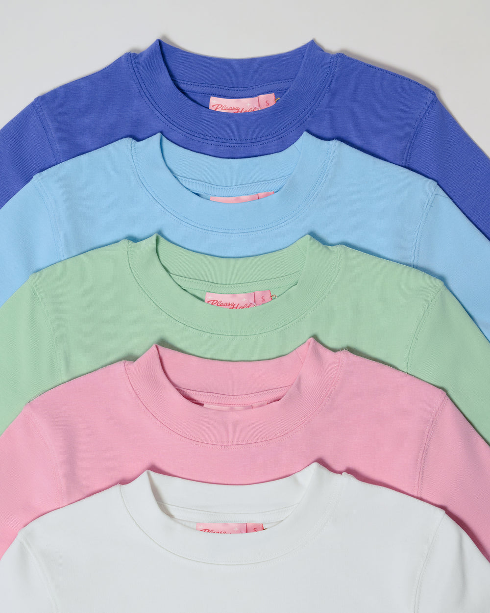 Baby Tee 5-Pack: Dusk, Pale Blue, Pistachio, Pink, Natural ...