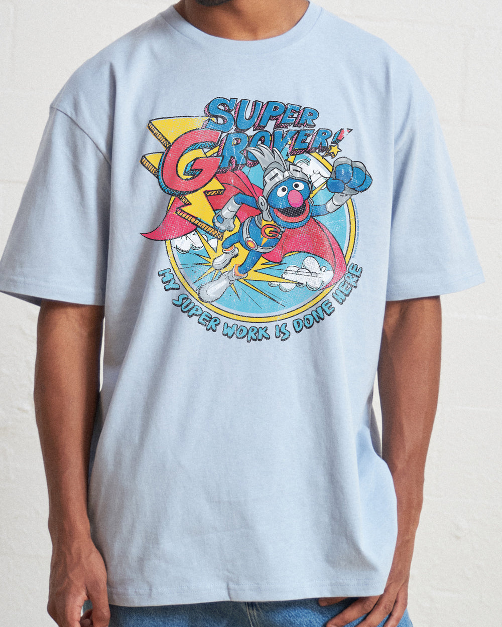 Super Grover Vintage T-Shirt | Official Sesame Street Merch