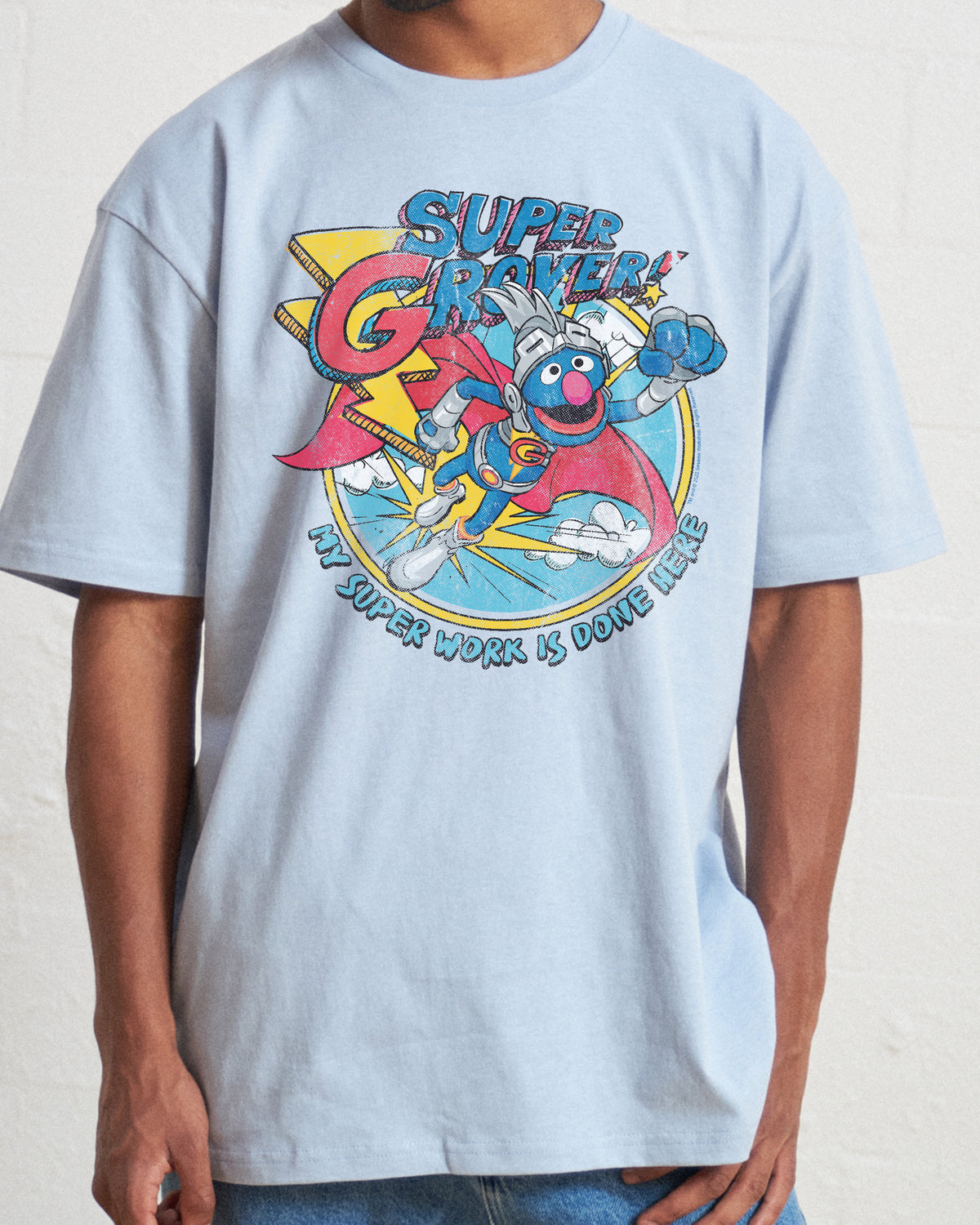 Super Grover Vintage T-Shirt | Official Sesame Street Merch