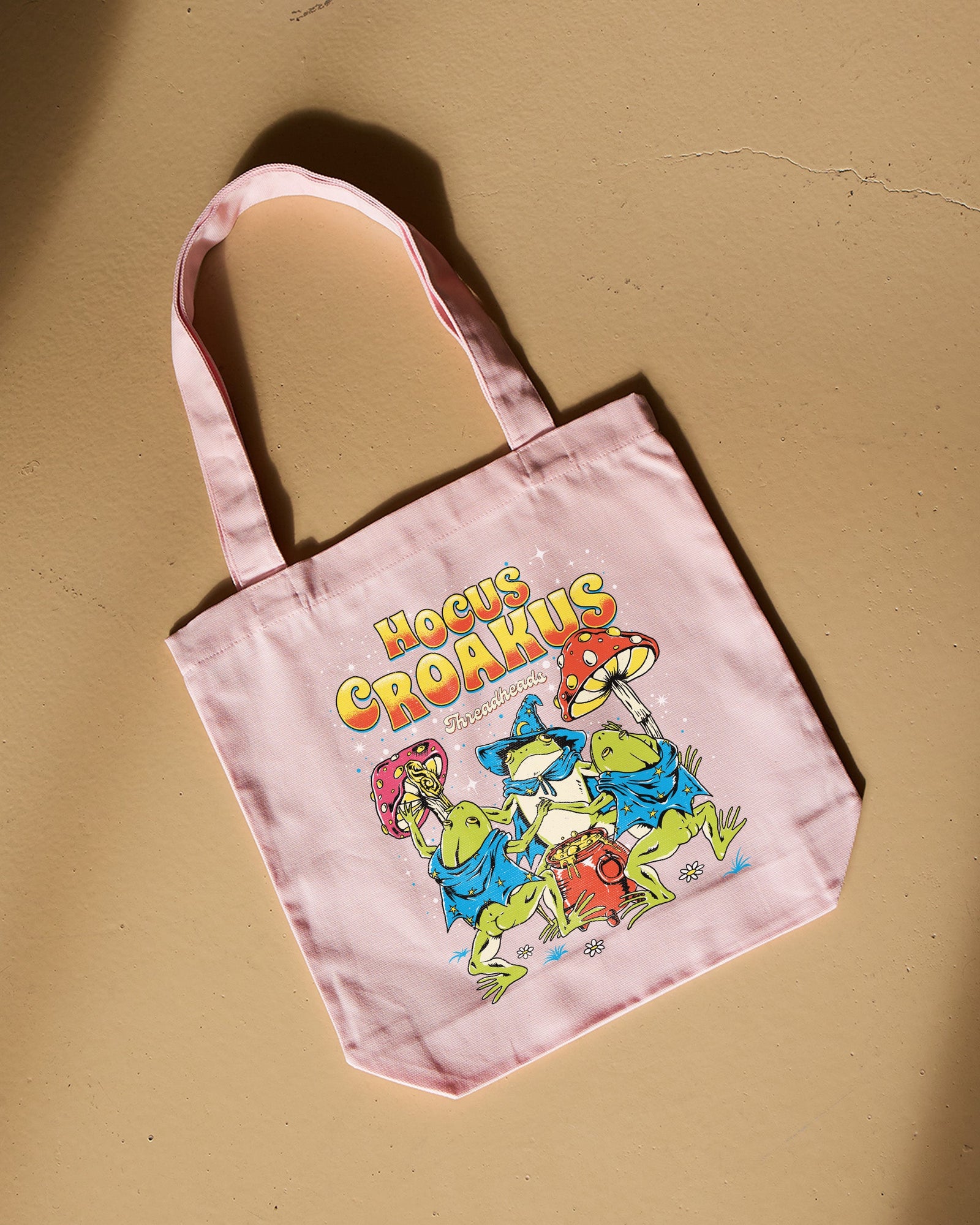 Hocus Croakus Tote Bag | Funny Graphic Tote Bag