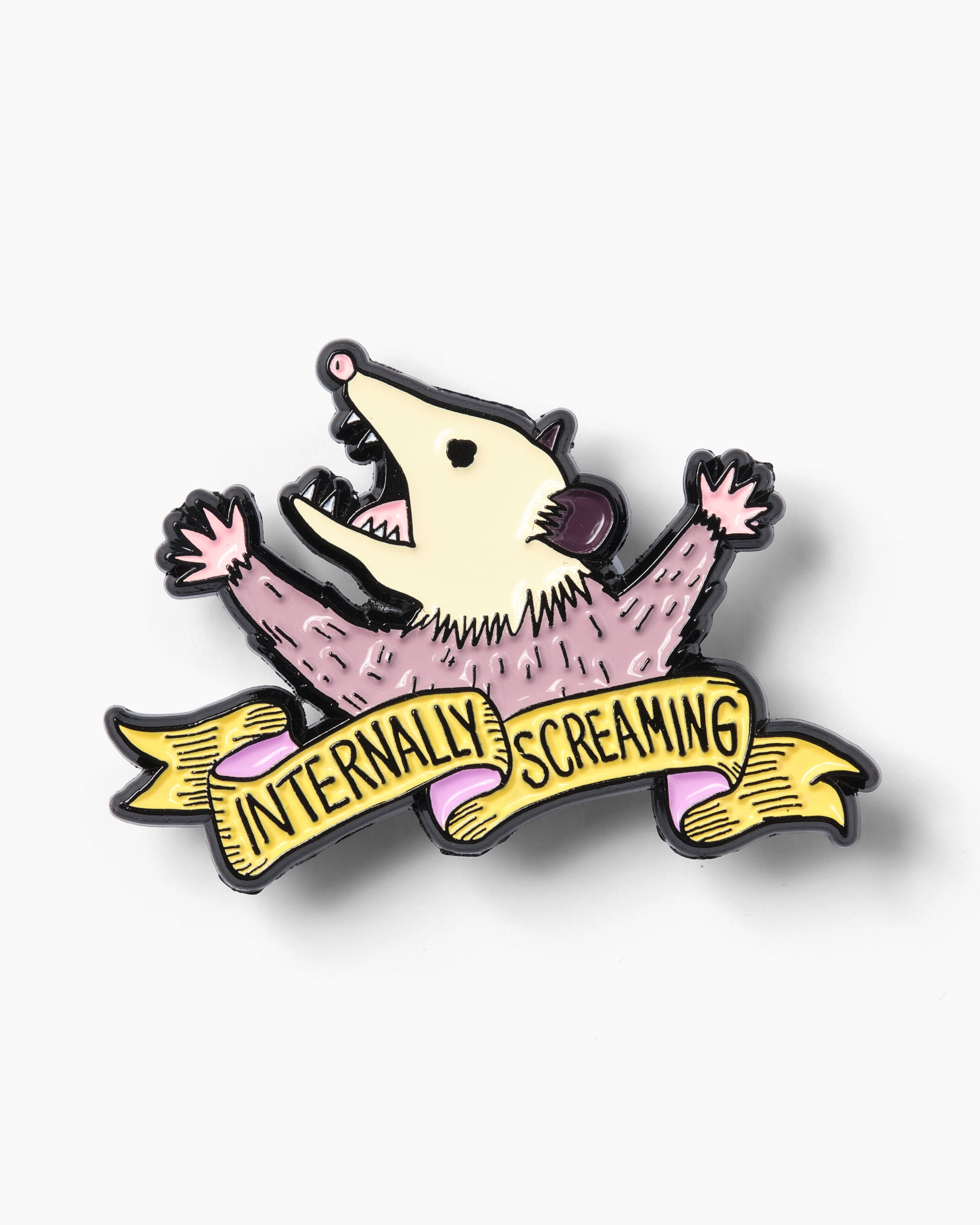 Internally Screaming Pin | Funny Enamel Pin