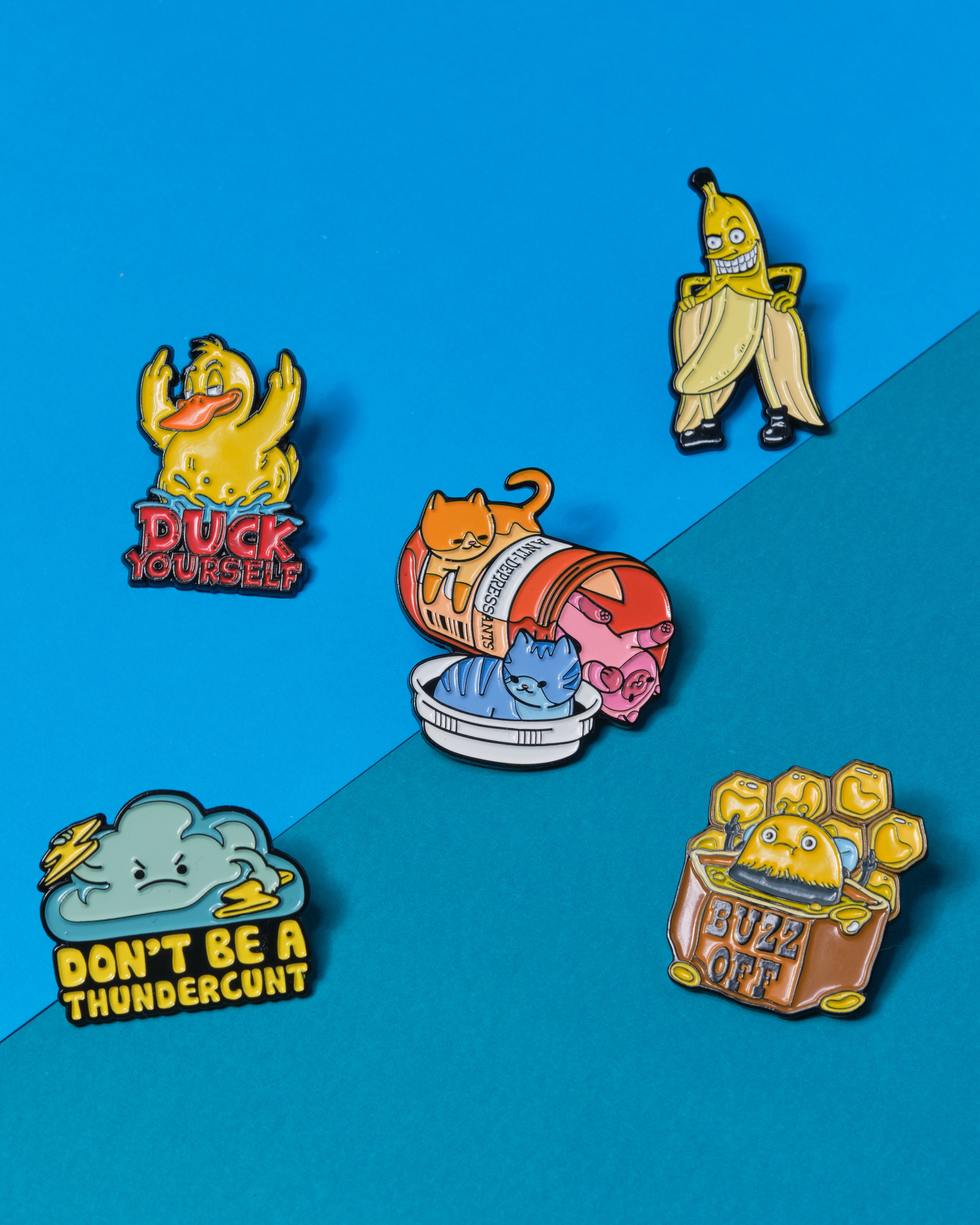 The Big Banana Enamel Pin | Threadheads Exclusive