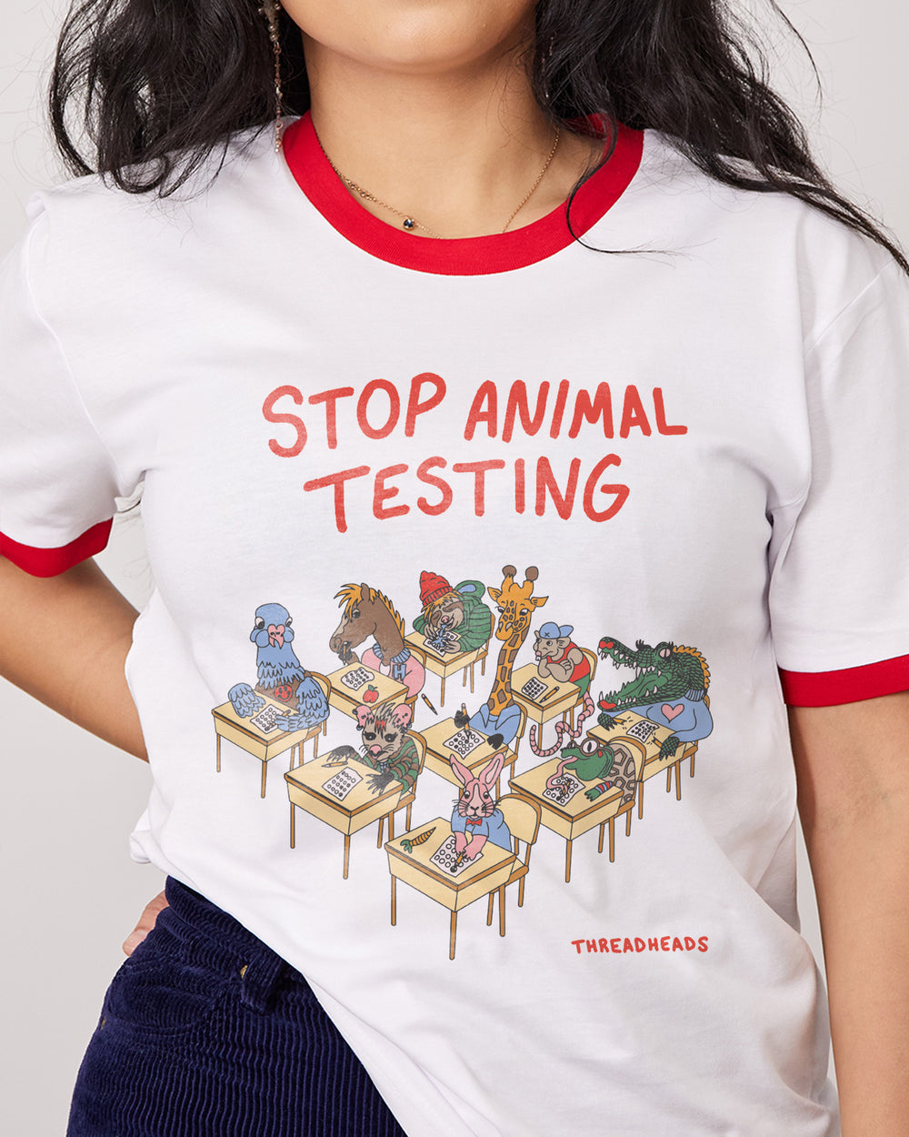 Stop Animal Testing T-Shirt | Funny T-Shirt