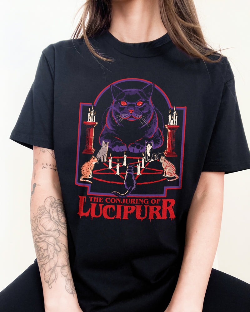 The Conjuring of Lucipurr T-Shirt | Designed by Steven Rhodes