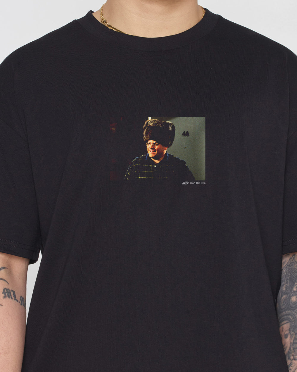 George’s Sable Hat T-Shirt | Graphic T-Shirt