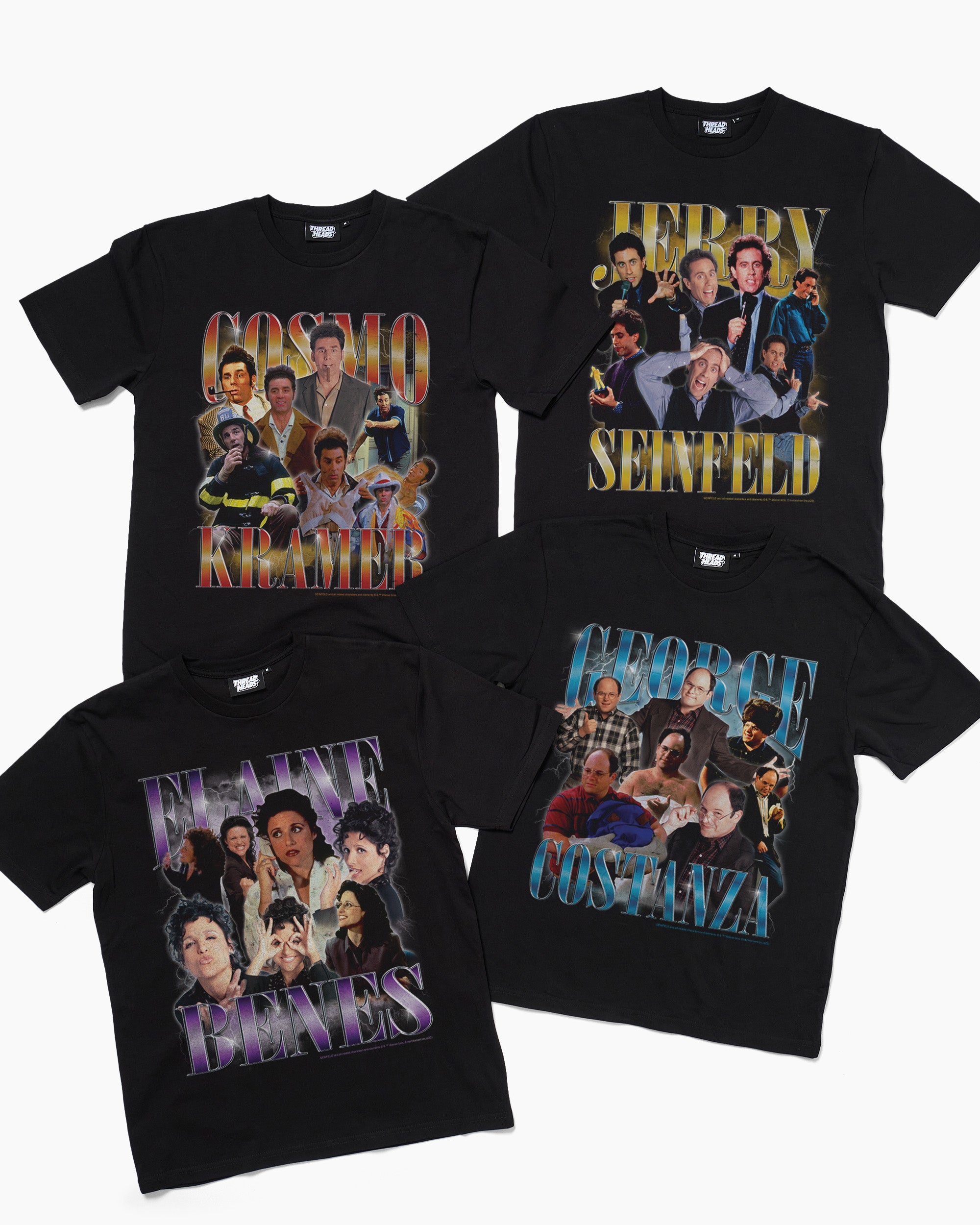 Seinfeld Bootleg 4 Tee Bundle | Official Seinfeld Merch UK