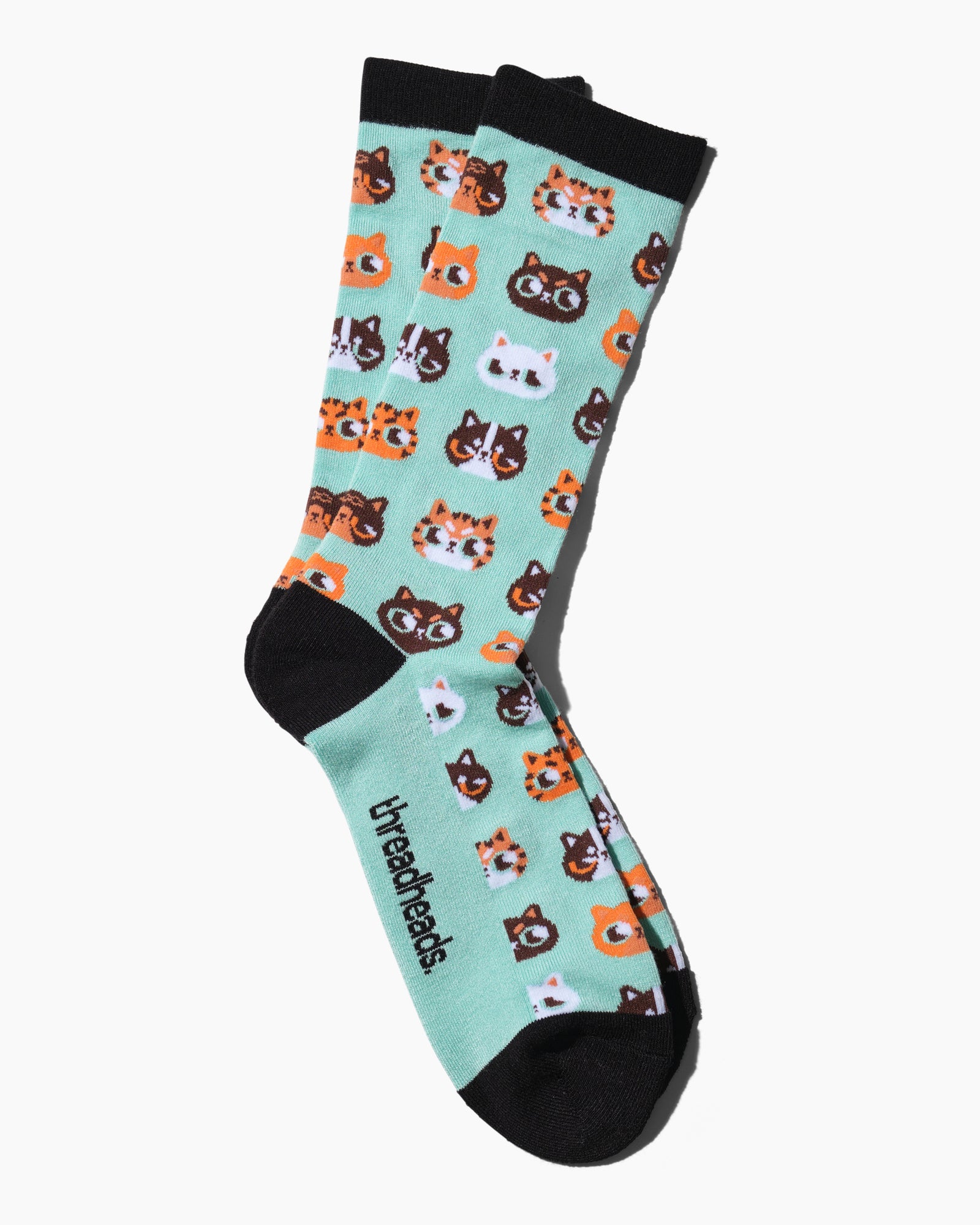 Cat Face Socks | Funny Novelty Socks Threadheads