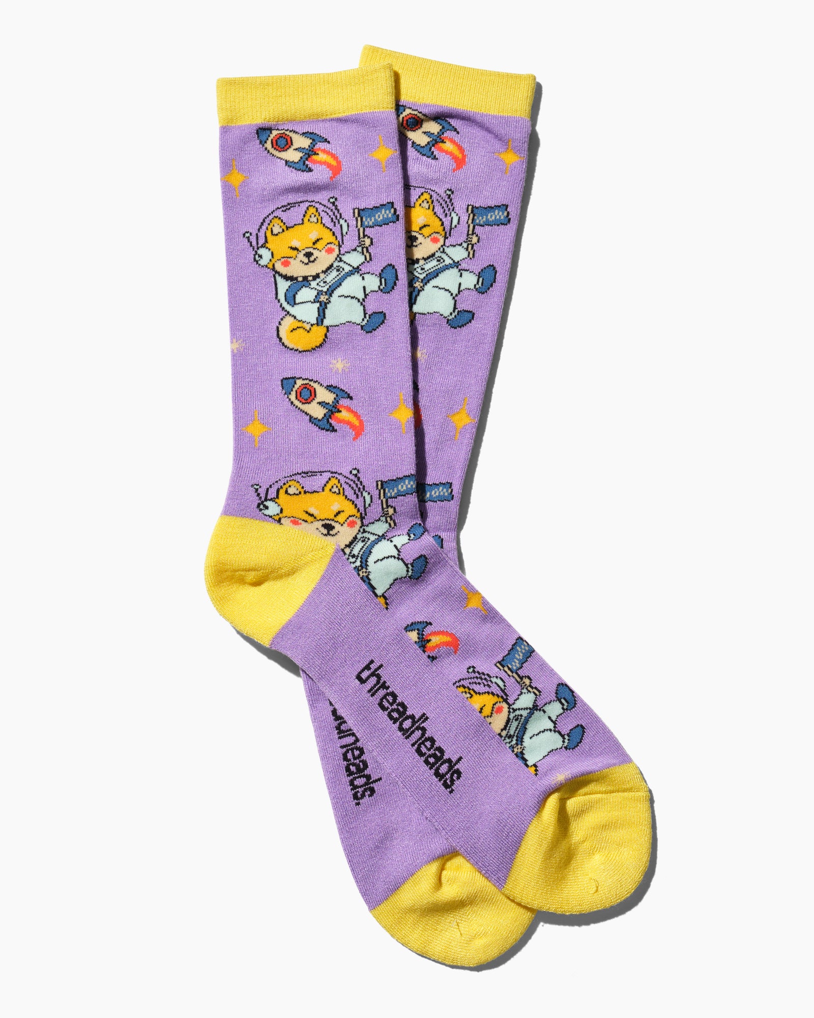 Cosmic Shiba Socks | Funny Socks | Threadheads Exclusive