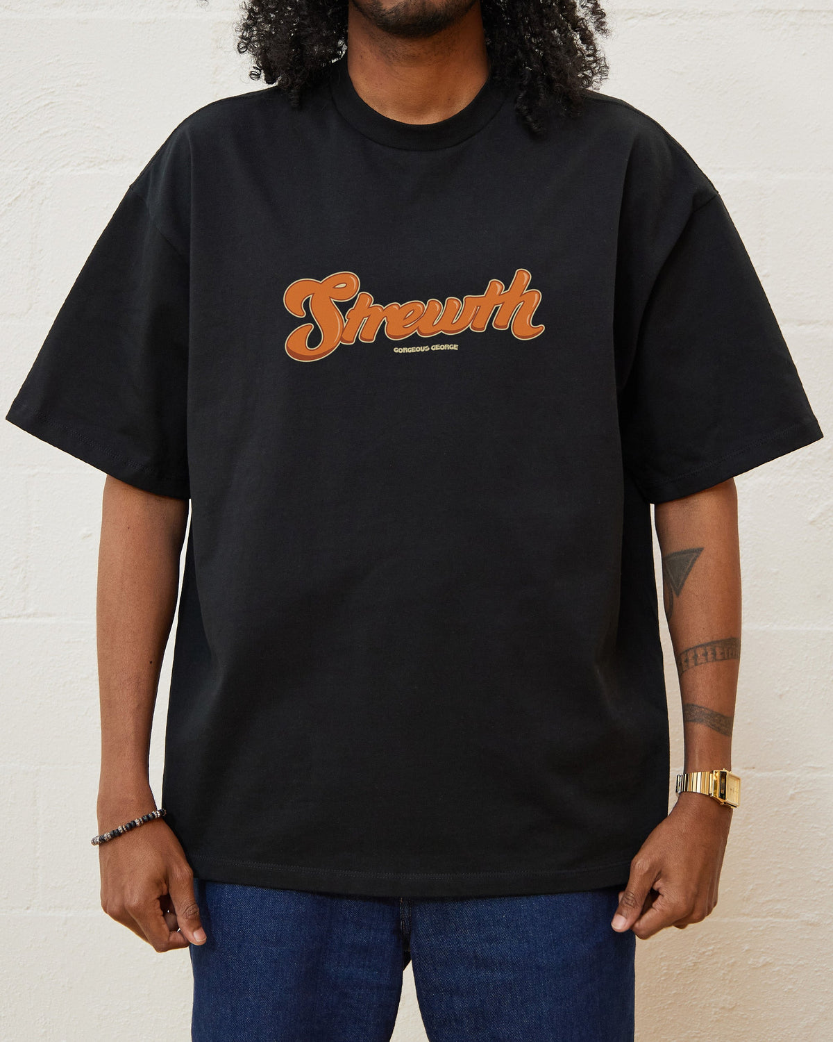 Strewth Oversized Tee | Aussie Graphic Oversized Tee