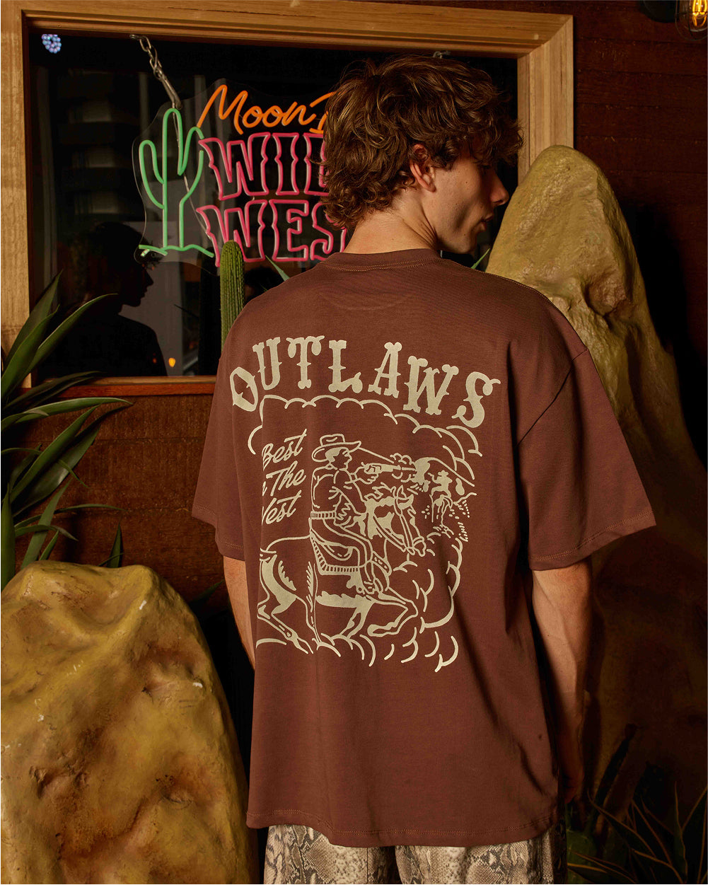 Outlaws Oversized Tee | Graphic Oversized Tee