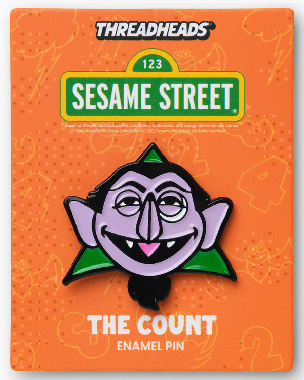 The Count Enamel Pin | Official Sesame Street Merch