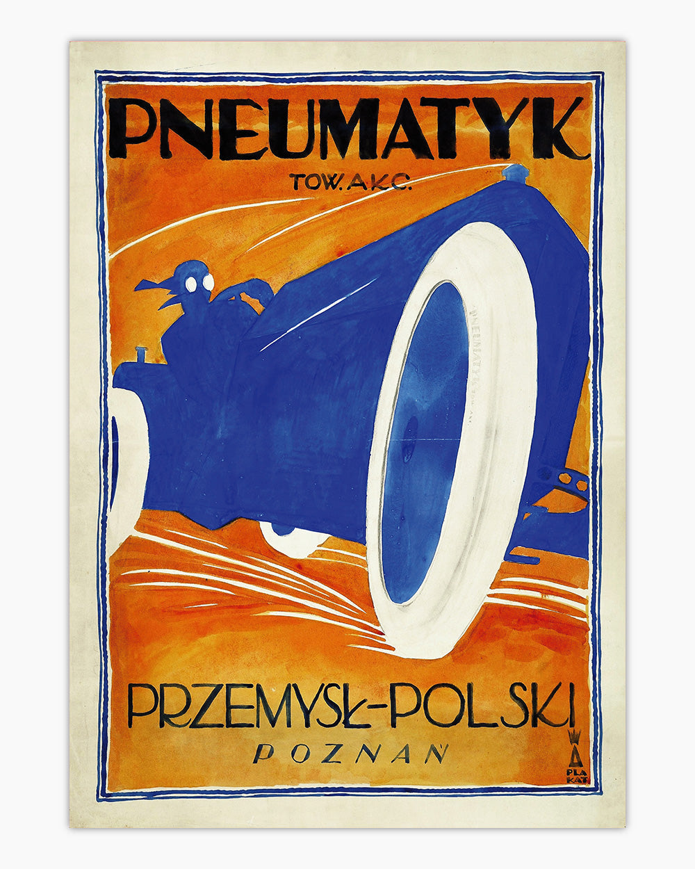 Vintage Poznan Art Print | Official Threadheads Merch Europe