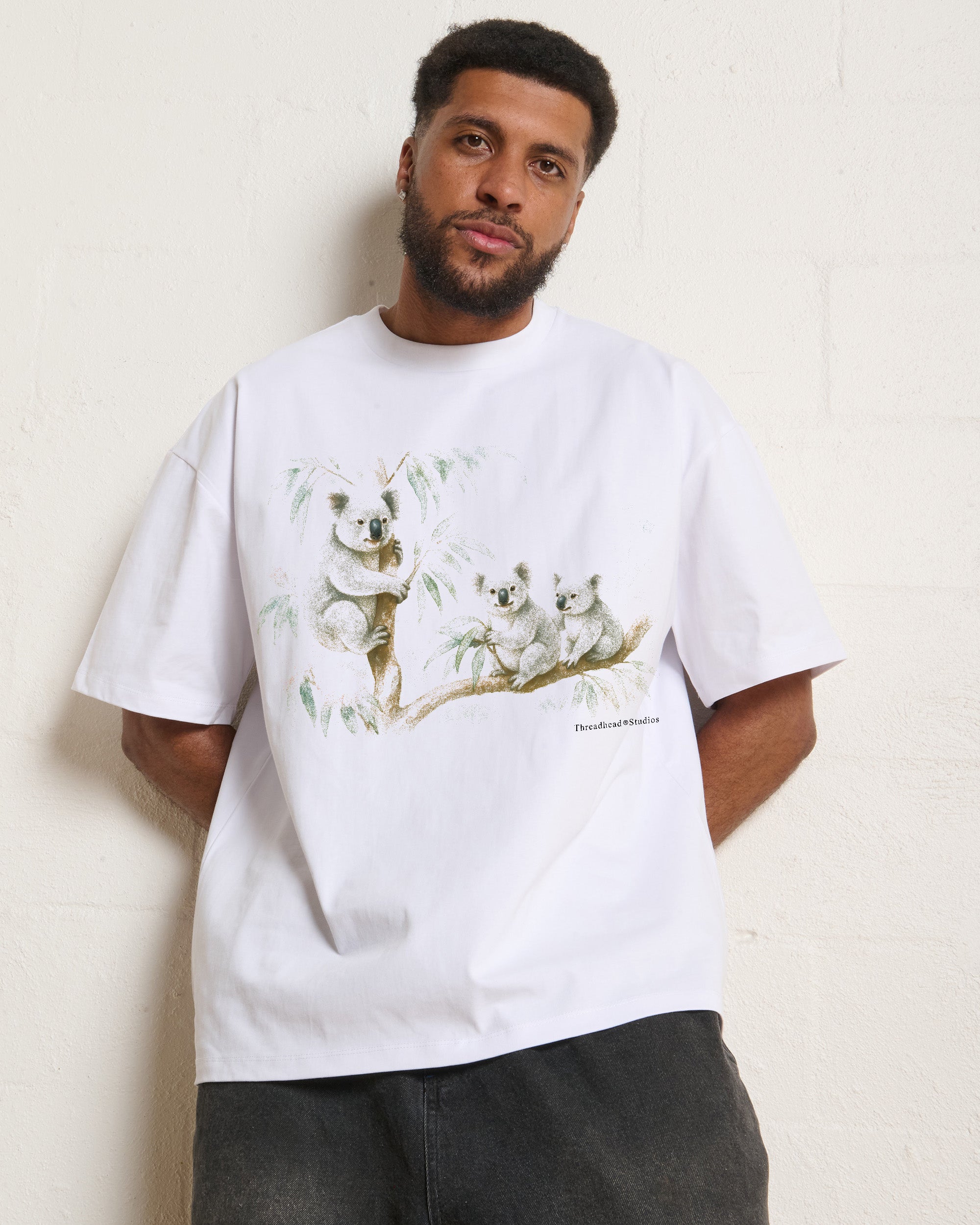 Koala Oversized Tee | Vintage Heavy Oversized Tee