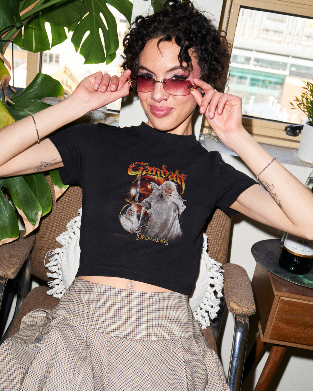 Gandalf the White Baby Tee | Official Lord of the Rings Merch