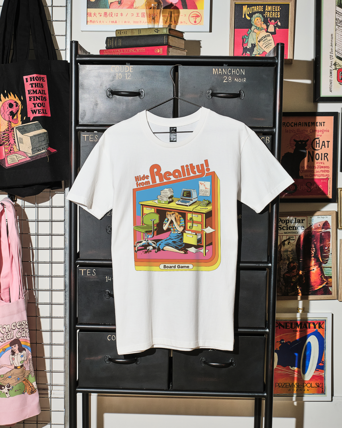 Hide From Reality T-Shirt | Designed by Steven Rhodes