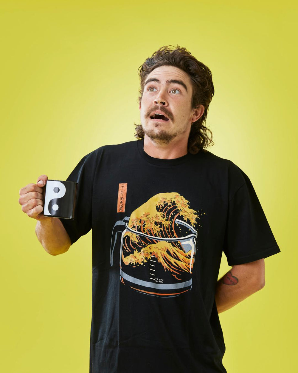 The Great Wave of Coffee T-Shirt | Japan Aesthetic T-Shirt