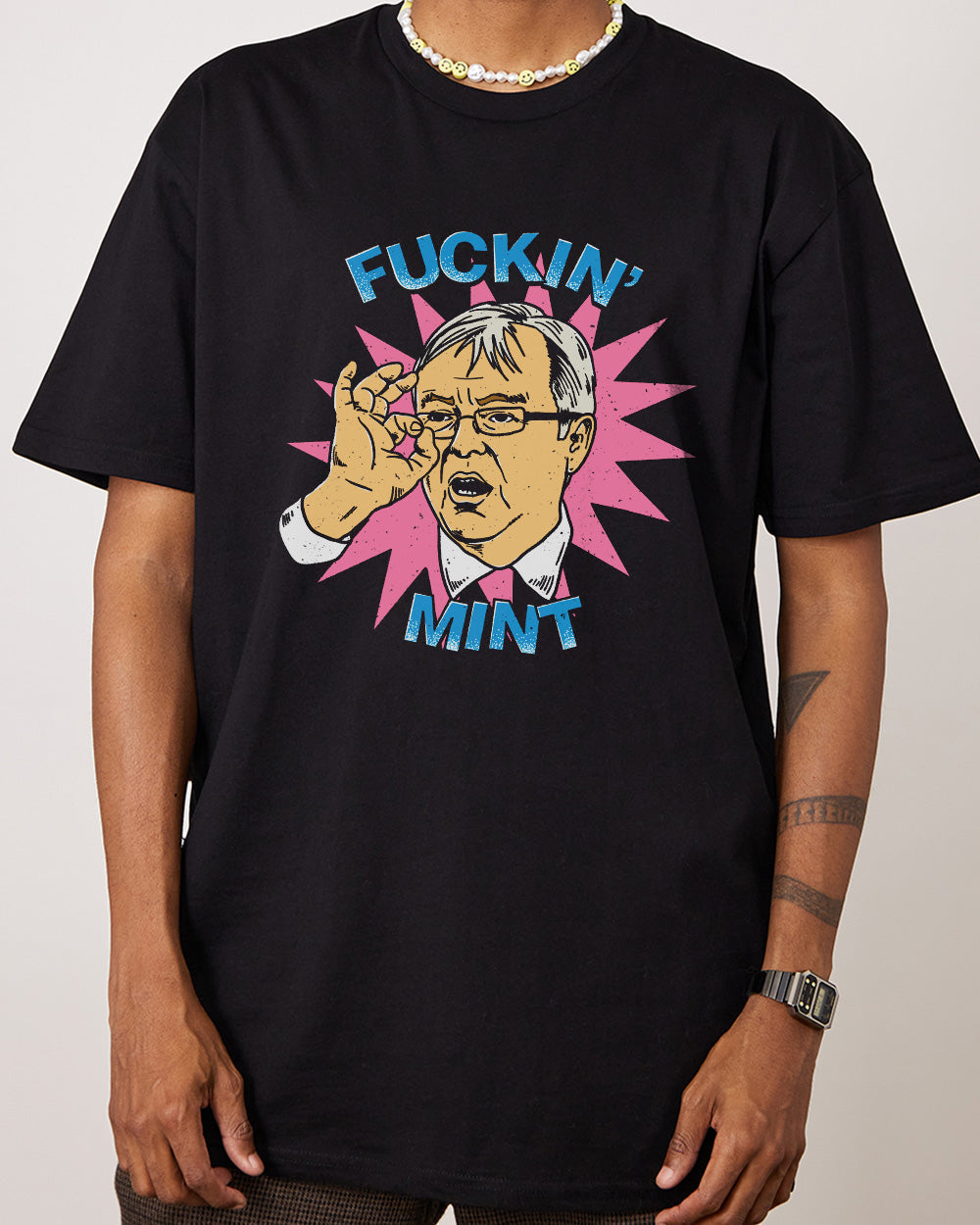 Kevin Rudd Mint T-Shirt | Funny Aussie T-Shirt