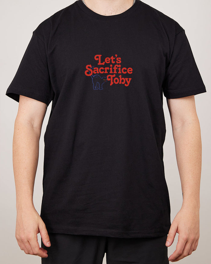 Let's Sacrifice Toby Front and Back T-Shirt | Front and Back Print | Threadheads