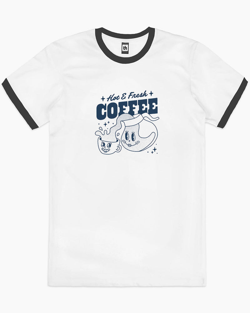 Hot & Fresh Coffee T-Shirt | Official Goodie Works Merch | Threadheads