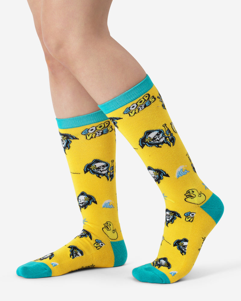 Rubber Ducky and The Reaper Socks | Funny Socks | Threadheads Exclusive