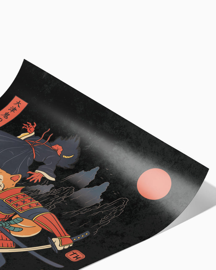 Shiba Samurai Art Print | Threadheads Exclusive