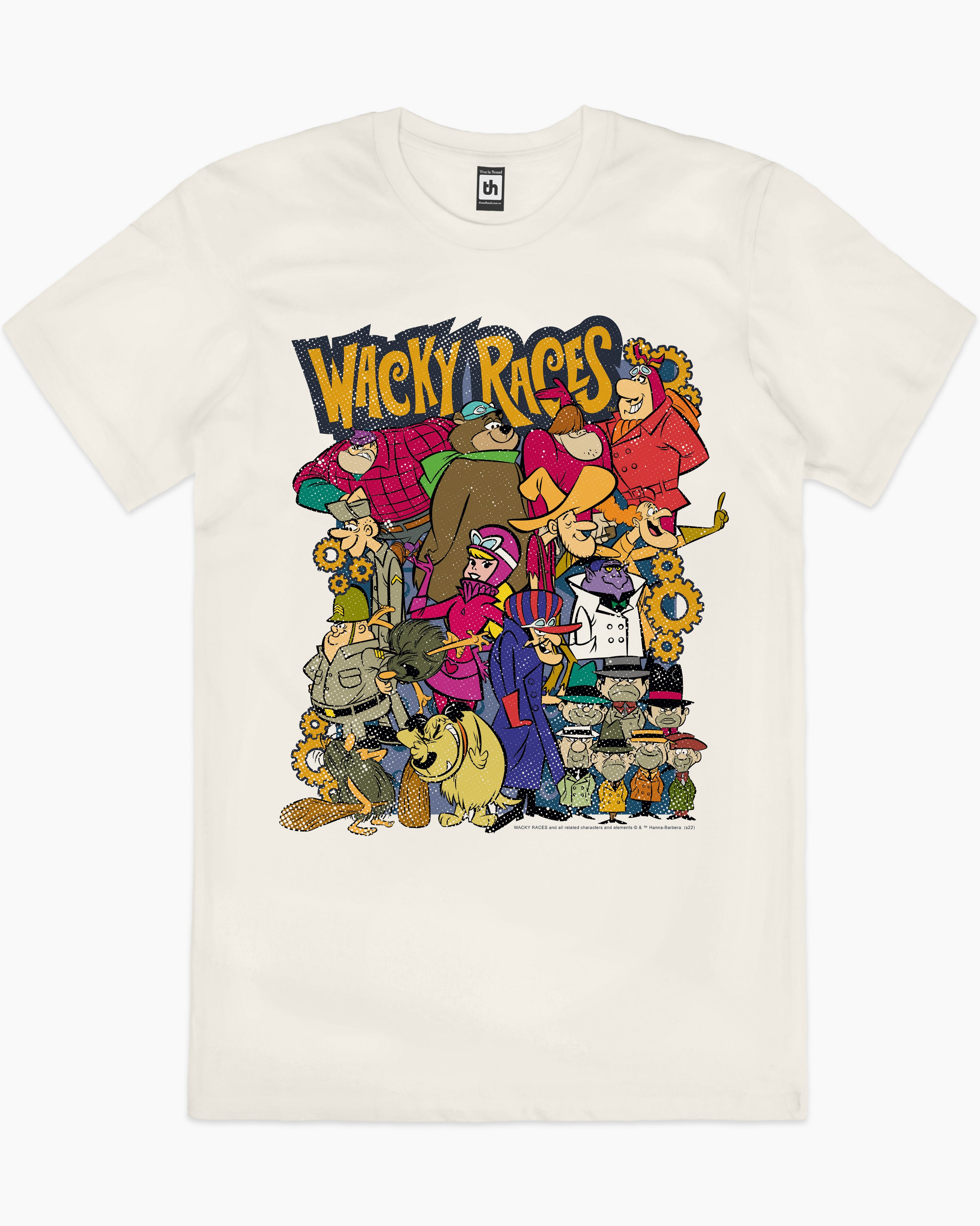 Wacky Races Collage T-Shirt | Official Wacky Races Merch | Threadheads