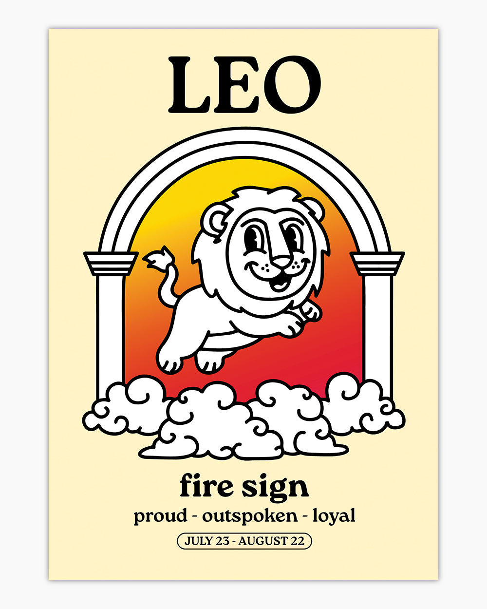 Leo Art Print | Official Goodie Works Merch | Threadheads