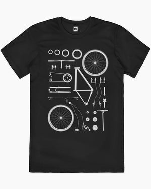 Bike Exploded T-Shirt | Graphic T-Shirts