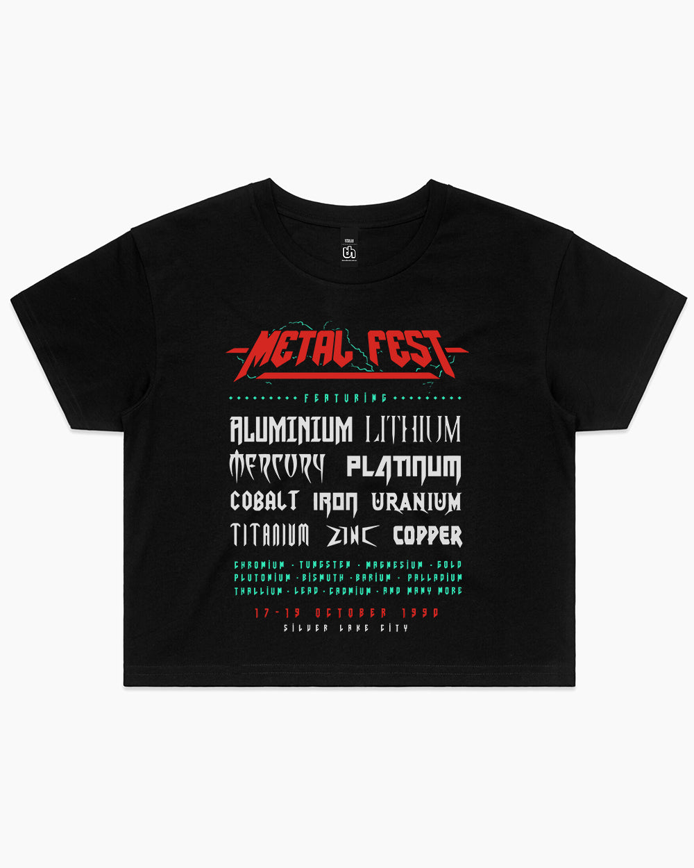 Metal Fest Crop Tee | Graphic Crop Tees