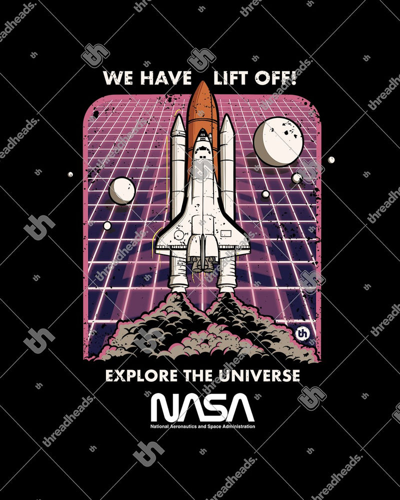 NASA Blast Off T-Shirt | Official NASA Merch | Threadheads