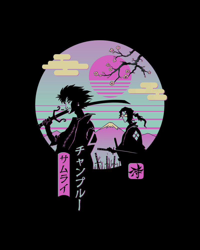 Samurai Chillhop T-Shirt | Designed by Vincent Trinidad Art