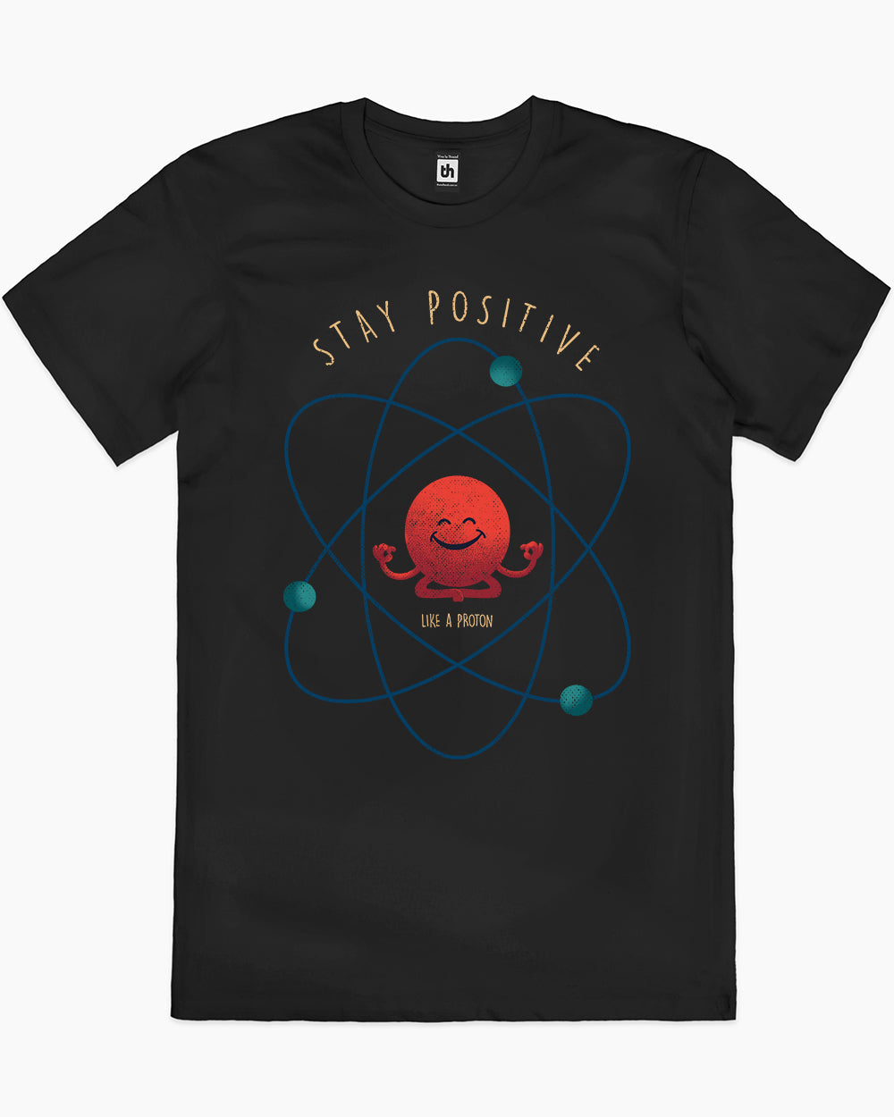 Stay Positive - Atom T-Shirt | Graphic T-Shirts